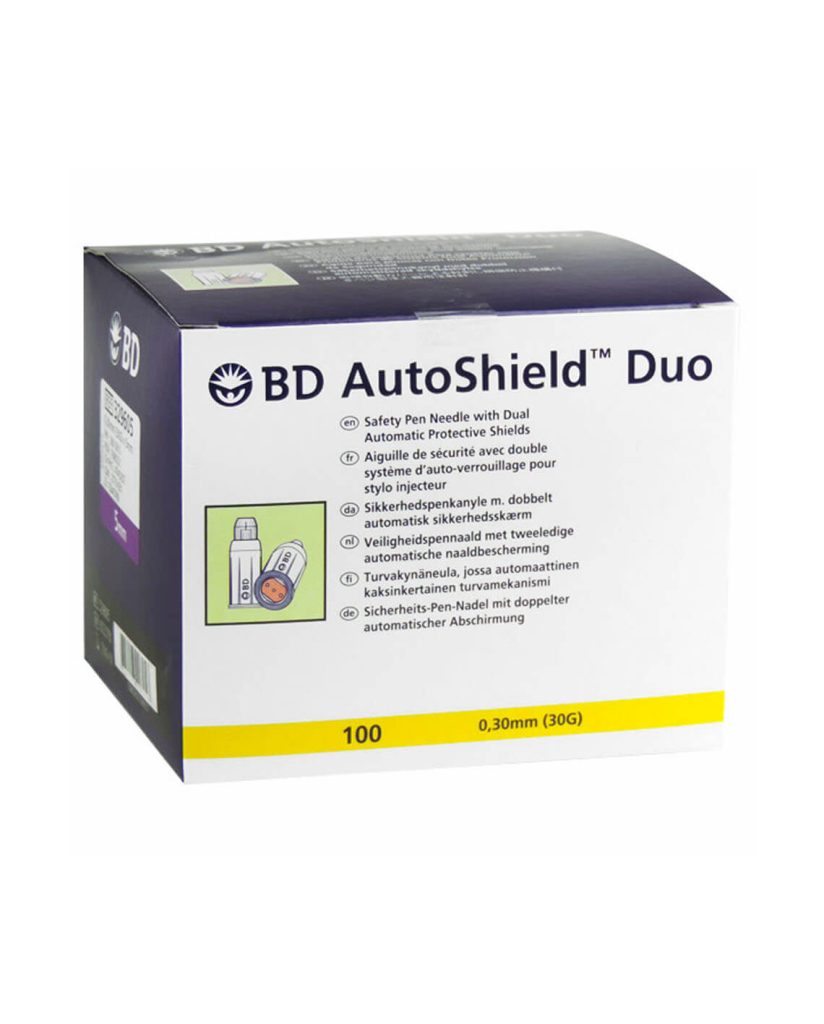 BD Autoshield Duo Pennaalden 5MM 30G (100 stuks) | diabetesmagazijn.nl